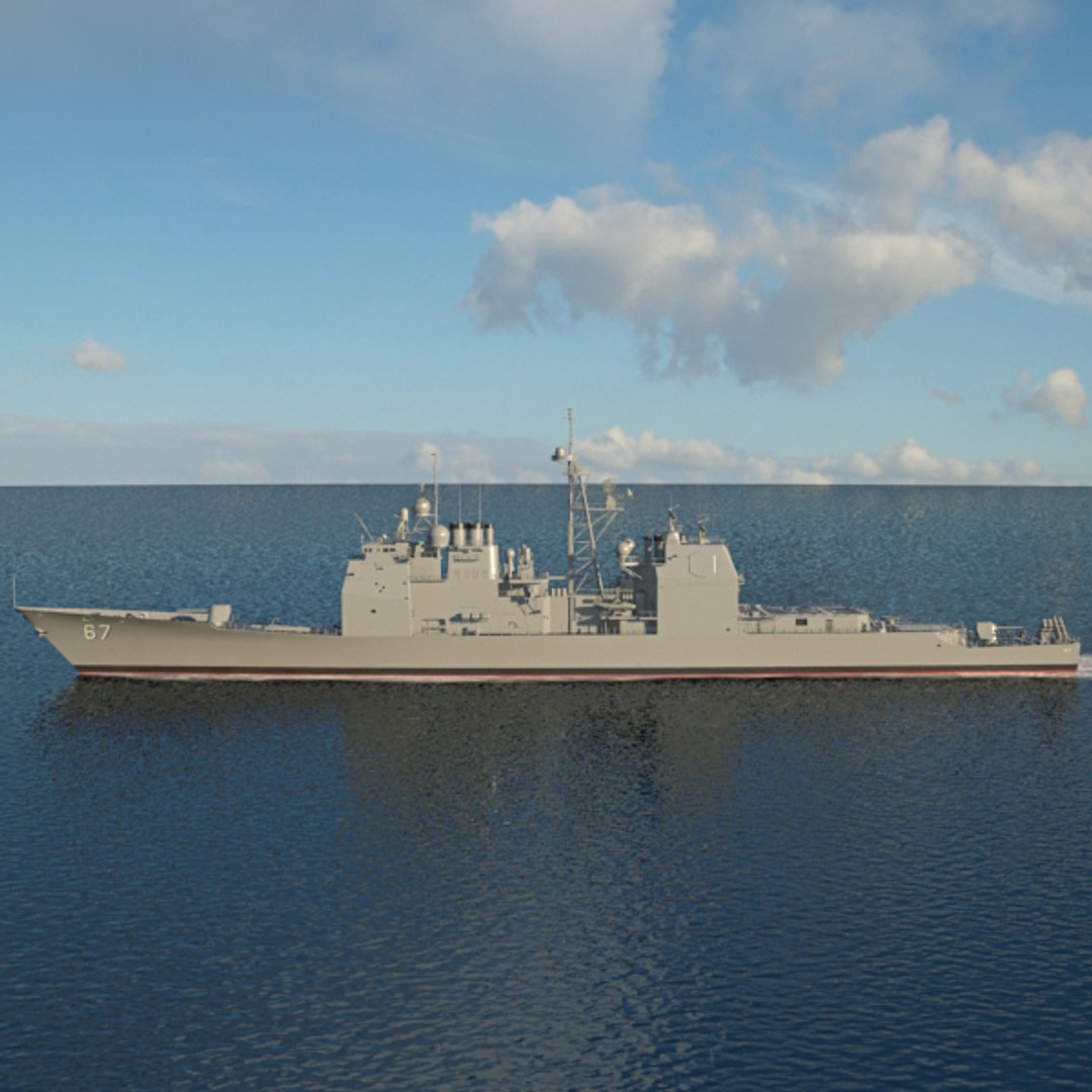 3D Ticonderoga Ticonderoga-class Class - TurboSquid 1402608