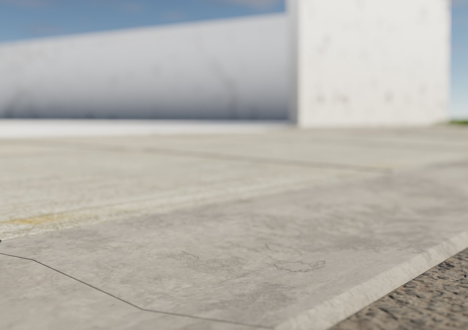 Realistic Road System Model - TurboSquid 1953498