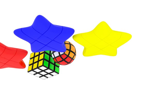 3D Different Shapes of Rubik's Cube Set - TurboSquid 1725623