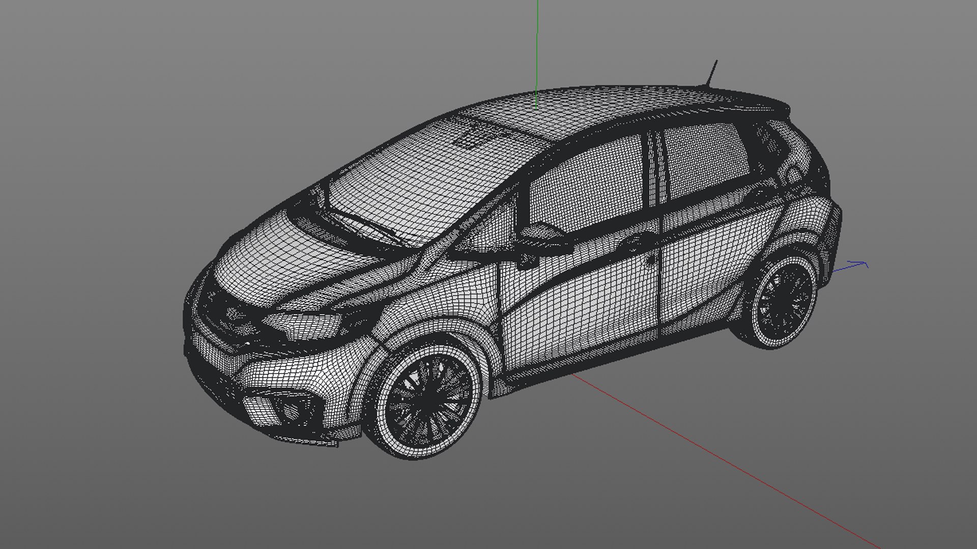 Honda Fit 3D Model - TurboSquid 2339781