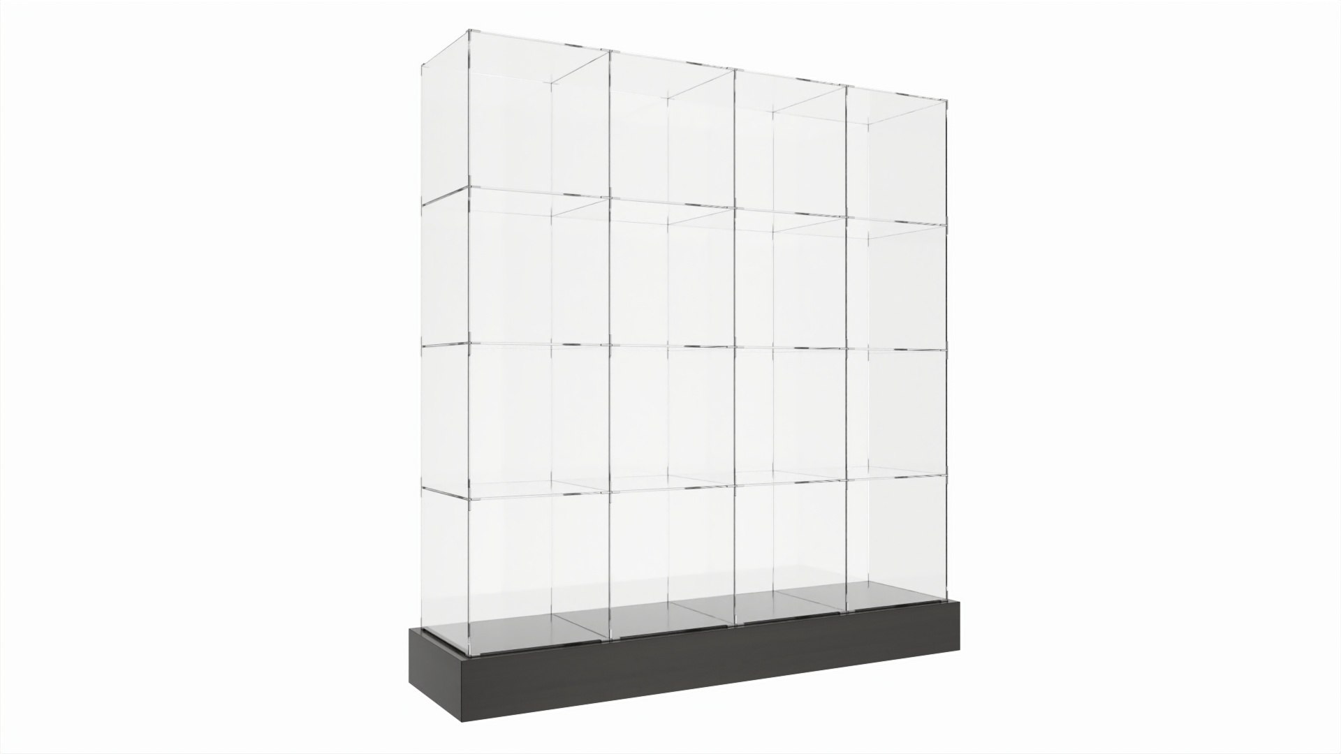 3D Store Glass Cube Display Shelf - TurboSquid 2188202