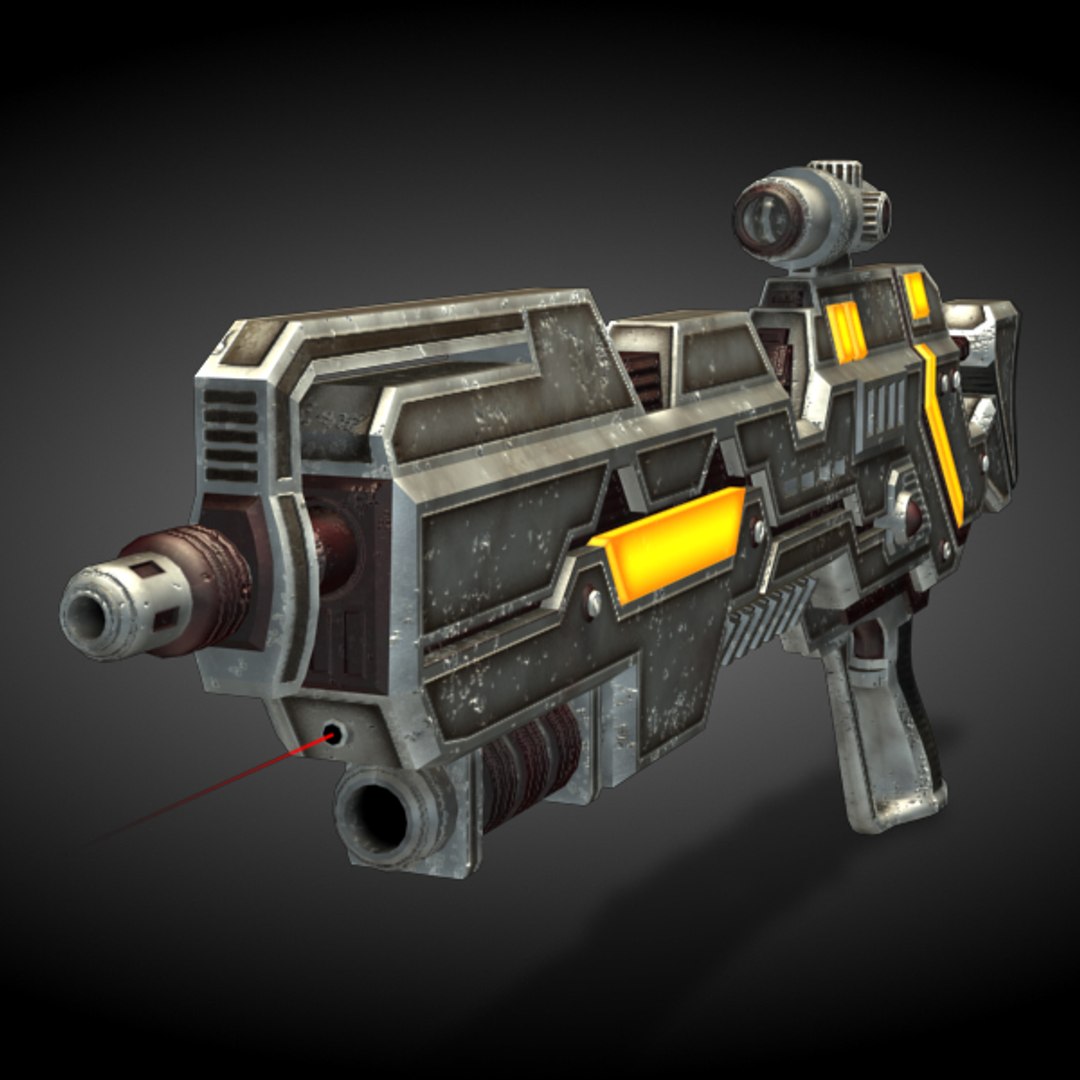 Assault Rifle 3d Max