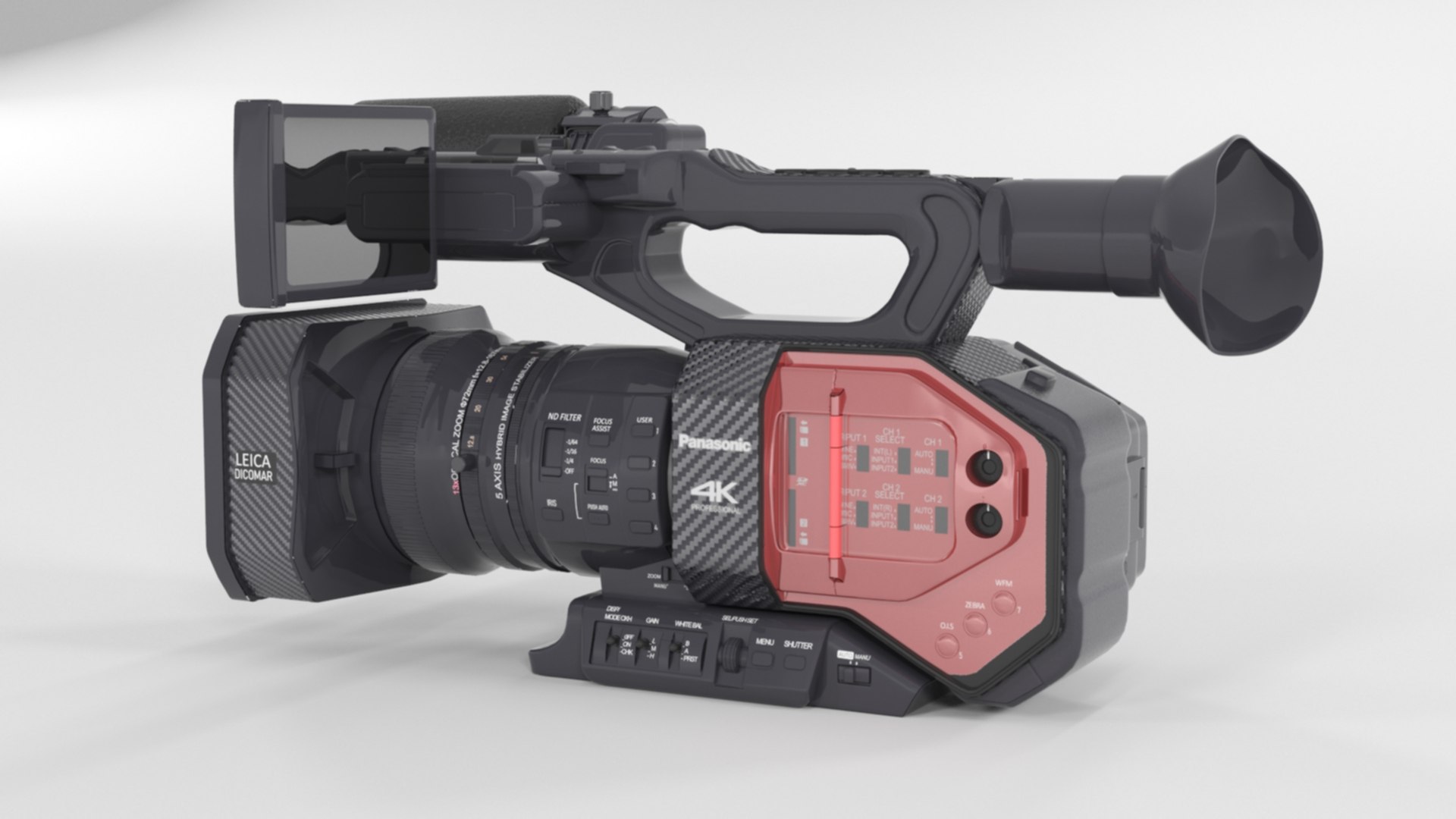 Panasonic AG-DVX200 4K Handheld Camcorder Electronics Camera Photo Video 3D Model - TurboSquid ...