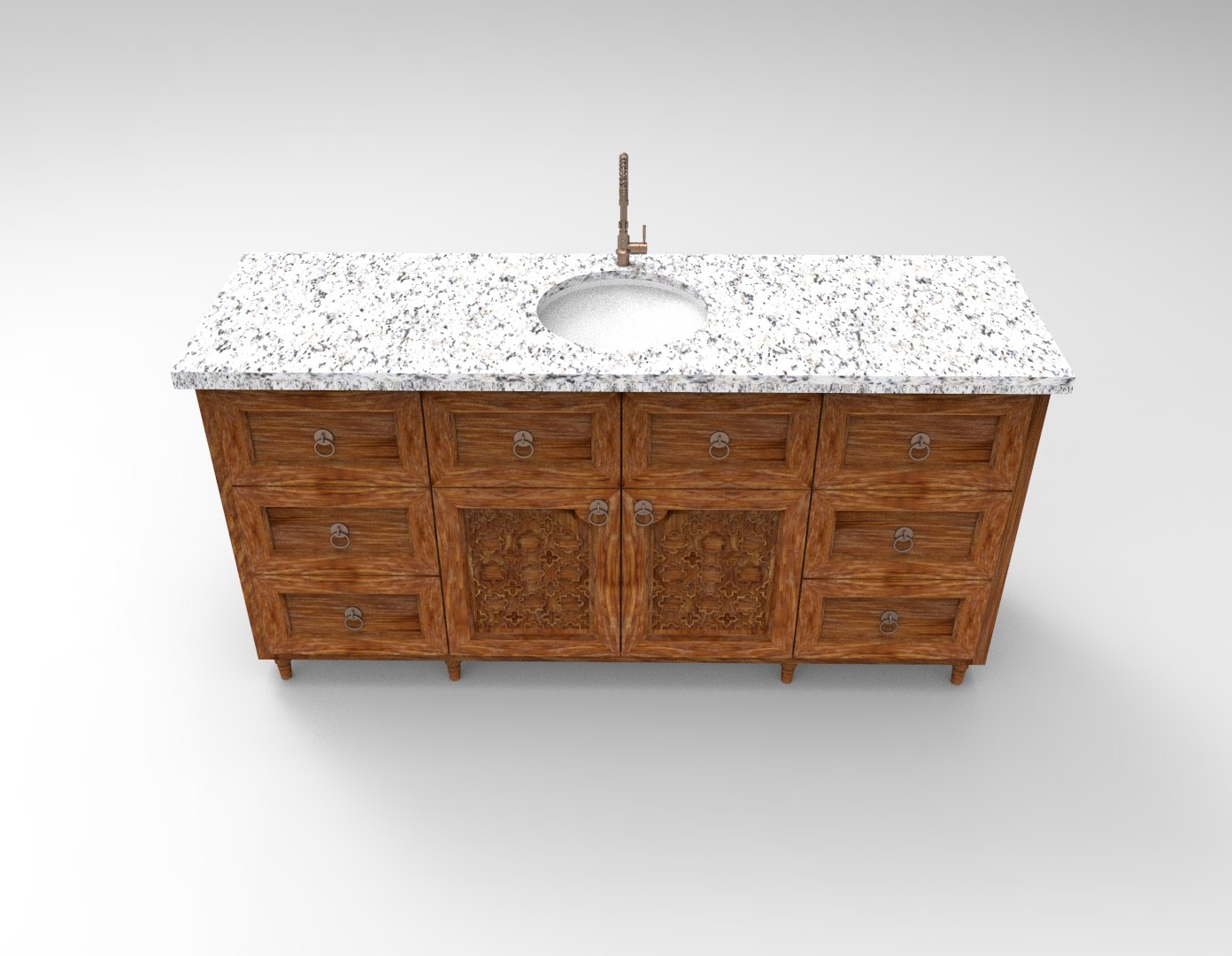 Bathroom vanity 3D model - TurboSquid 1535691