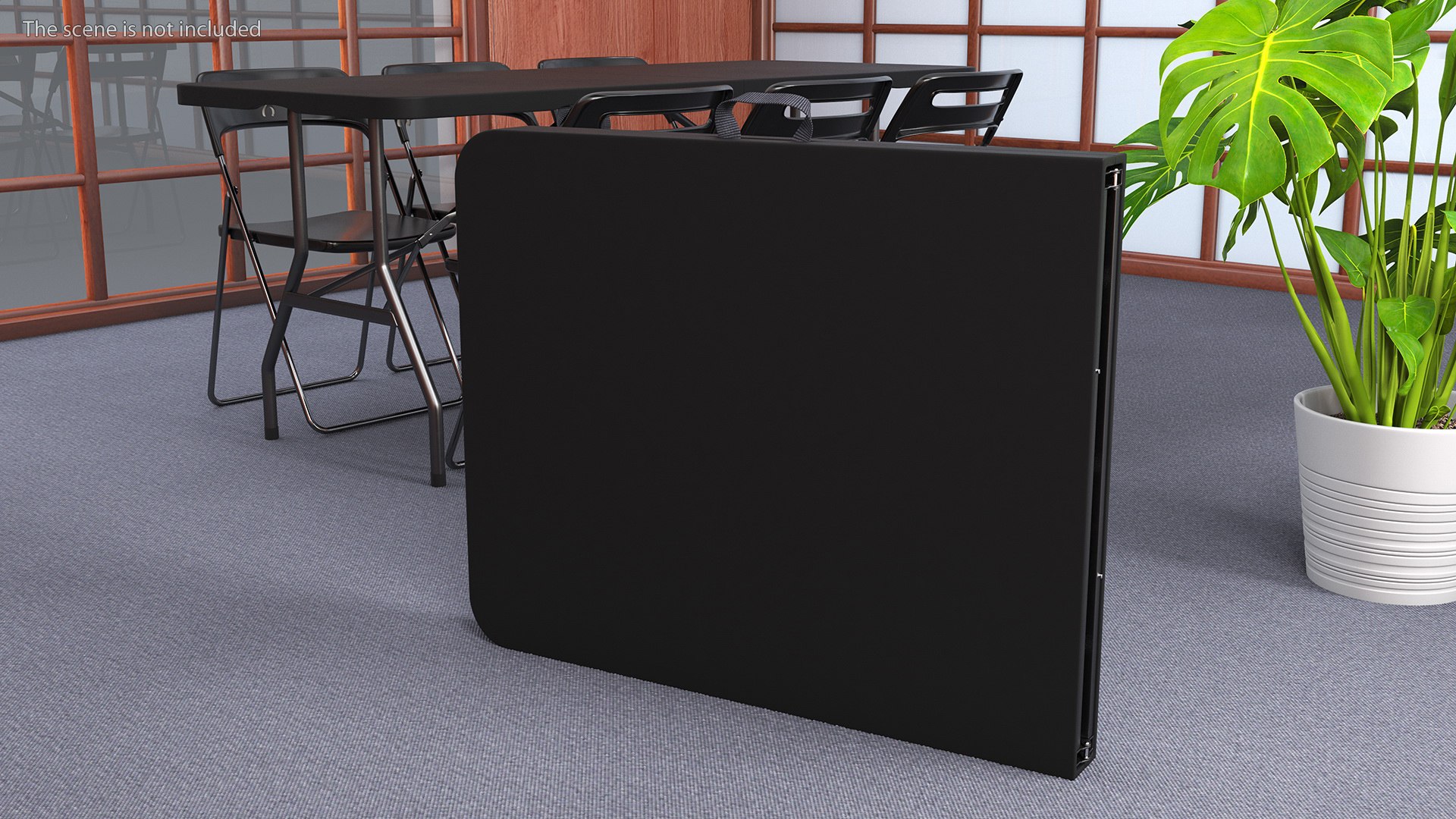 Black Economy Folding Table 3D Model - TurboSquid 2106025