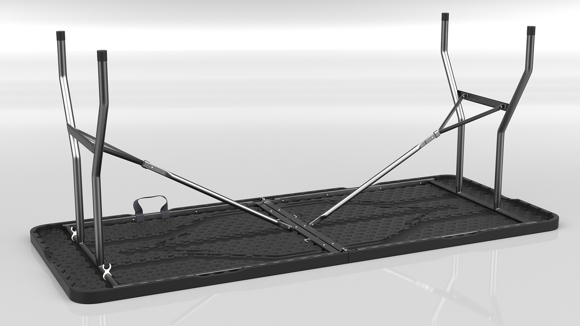 Black Economy Folding Table 3D Model - TurboSquid 2106025