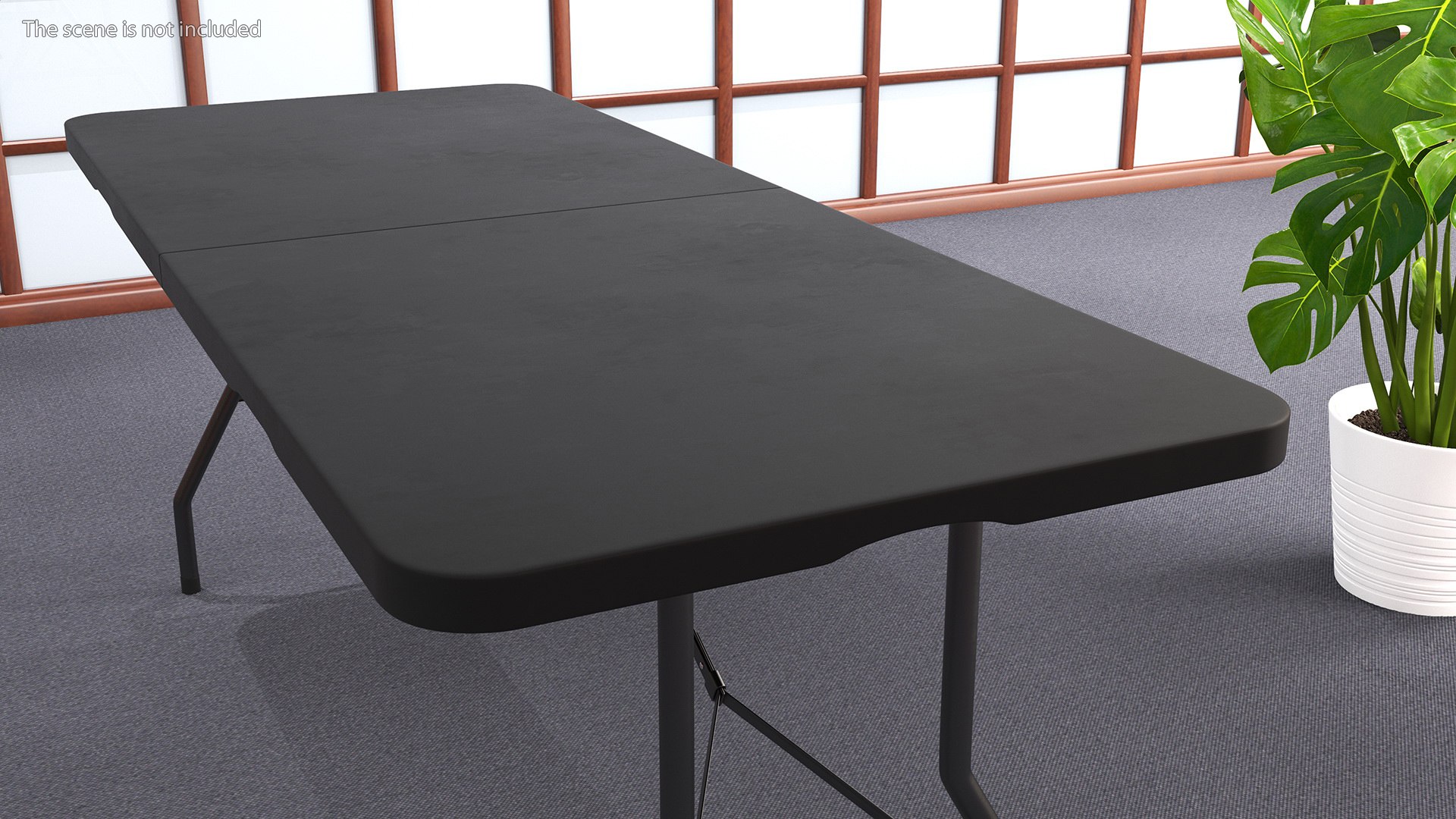 Black Economy Folding Table 3D Model - TurboSquid 2106025