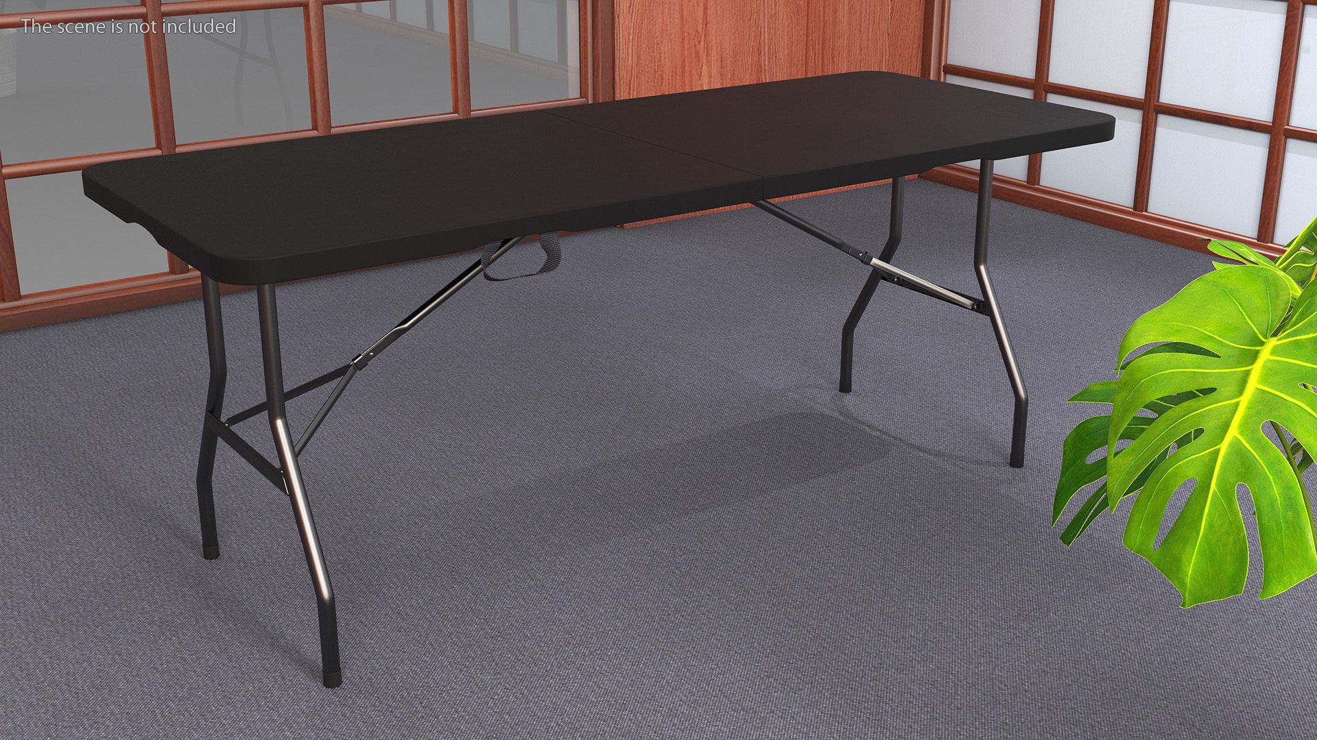 Black Economy Folding Table 3D Model - TurboSquid 2106025