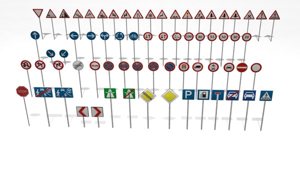 Collection Stop Sign 3D Models for Download | TurboSquid