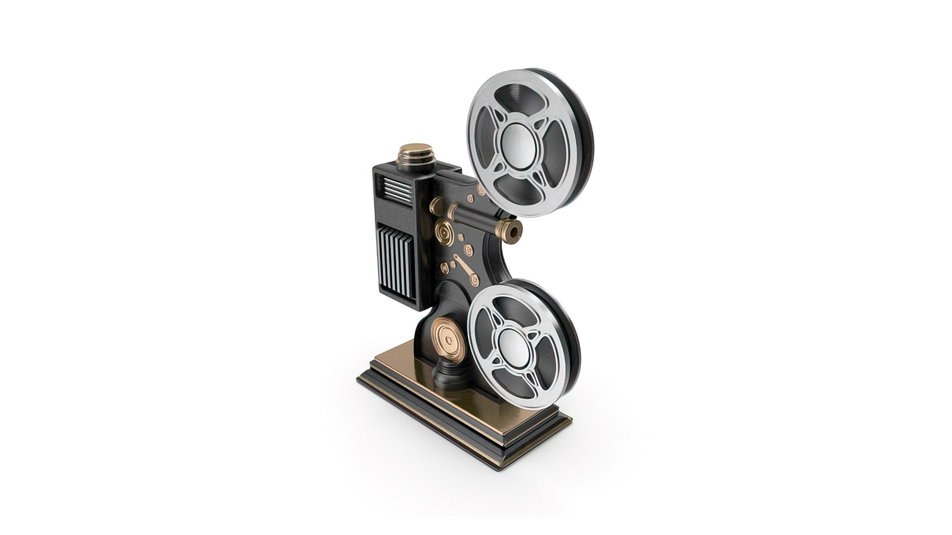 Vintage Film Projector 3D Model - TurboSquid 2138938