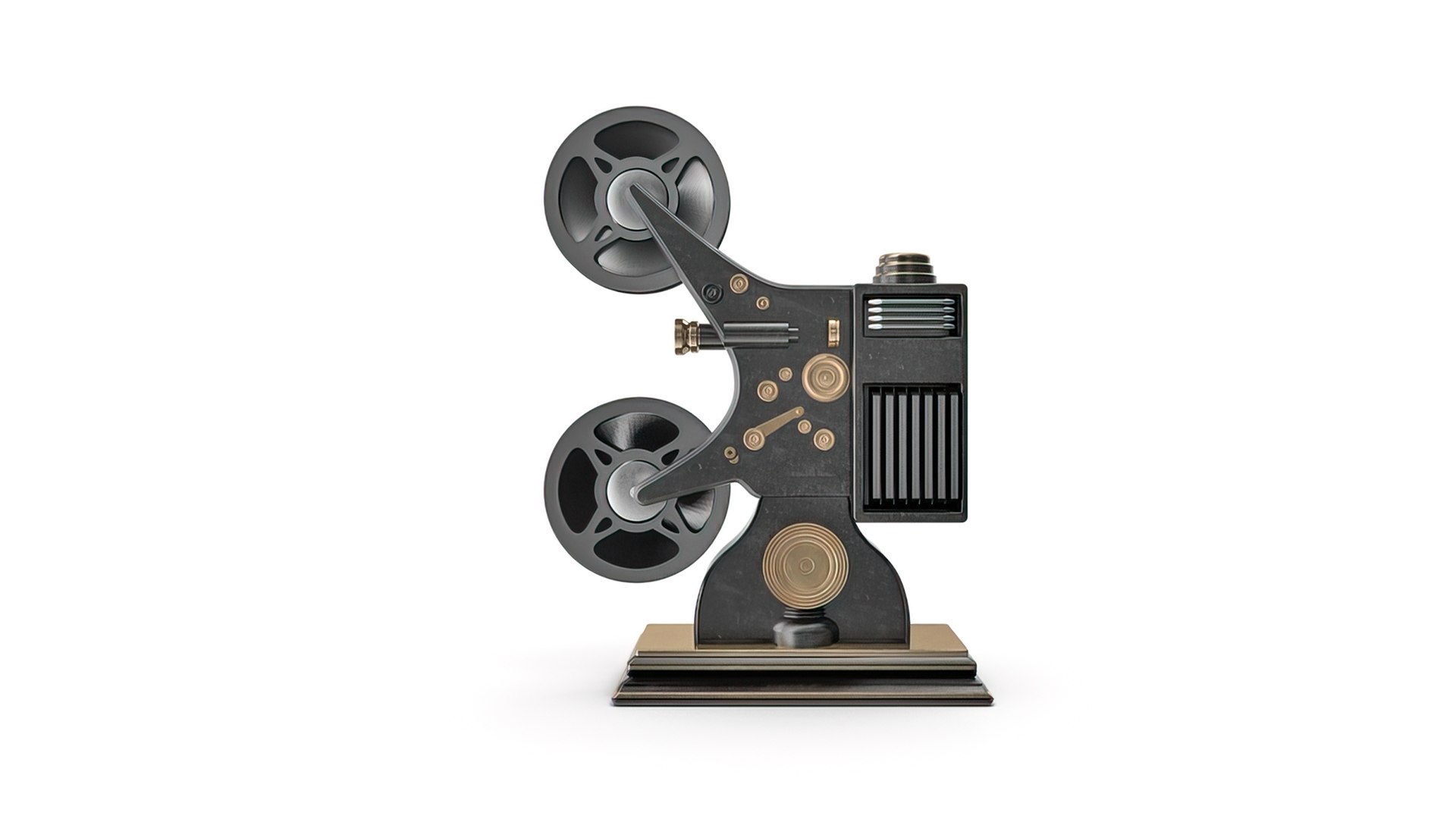Vintage Film Projector 3D Model - TurboSquid 2138938