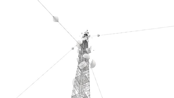 Antenna communication tower 3D model - TurboSquid 1604133