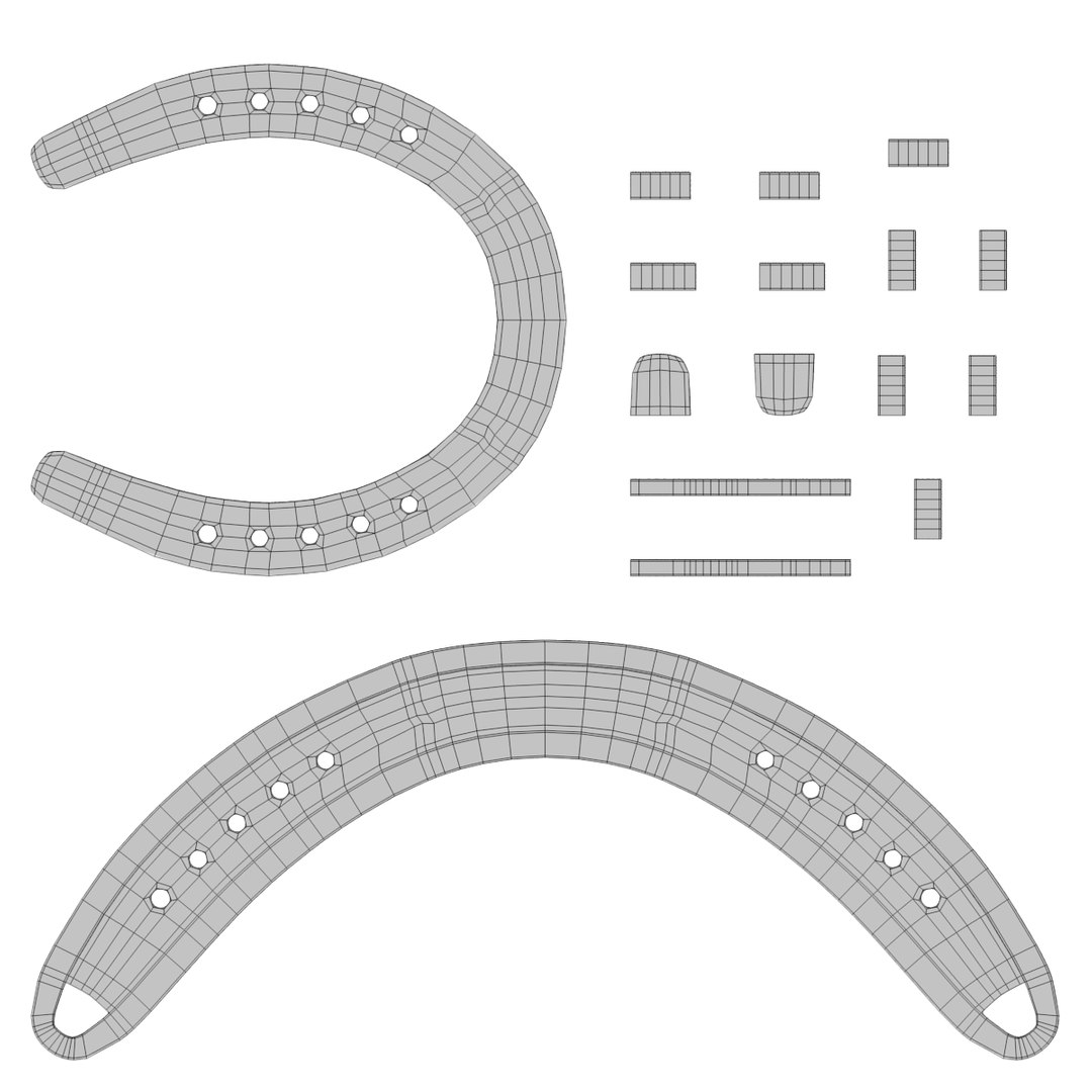 Horseshoes pbr 3D model - TurboSquid 1365336