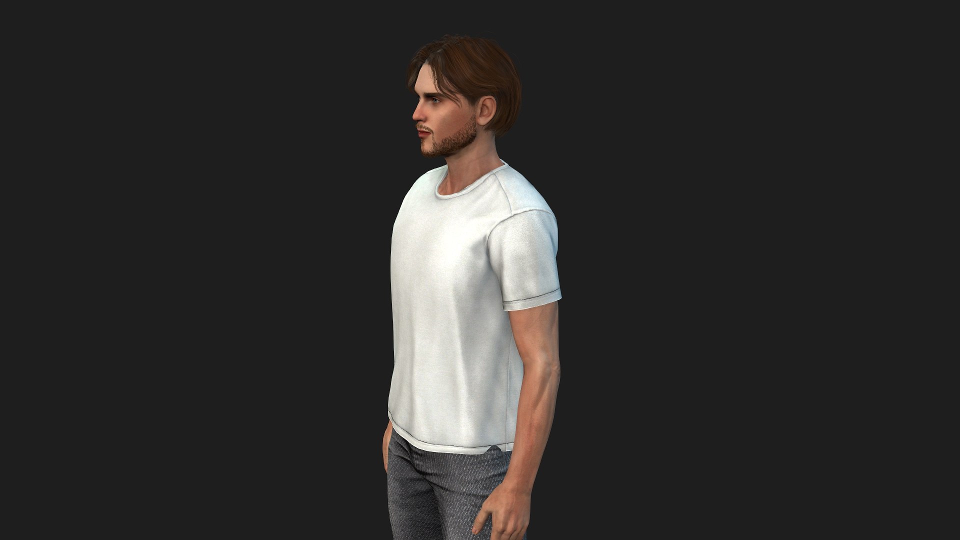 3D Male Character Fully Rigged Game Ready And Animation Optimized 3D ...