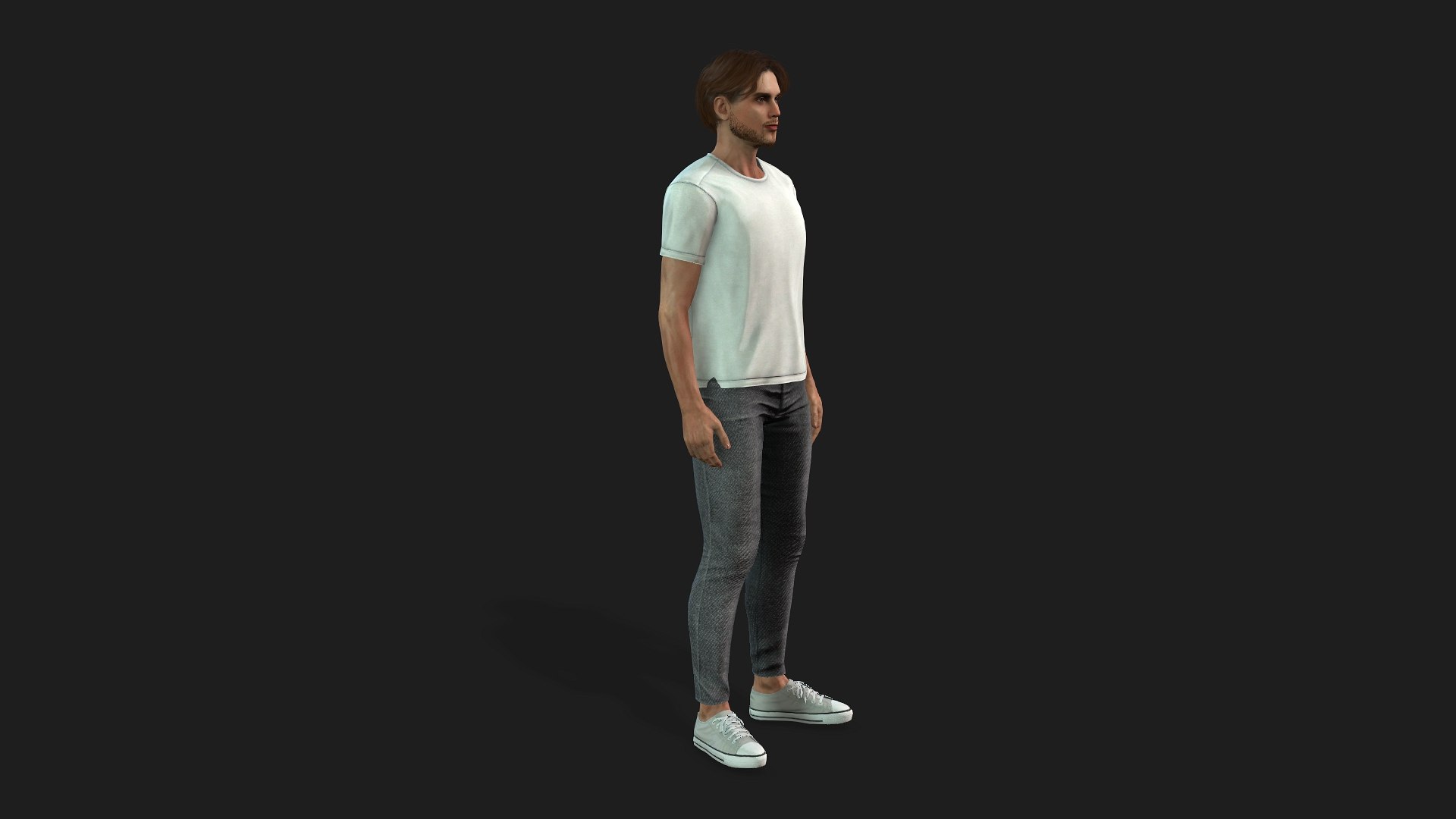 3D Male Character Fully Rigged Game Ready And Animation Optimized 3D ...