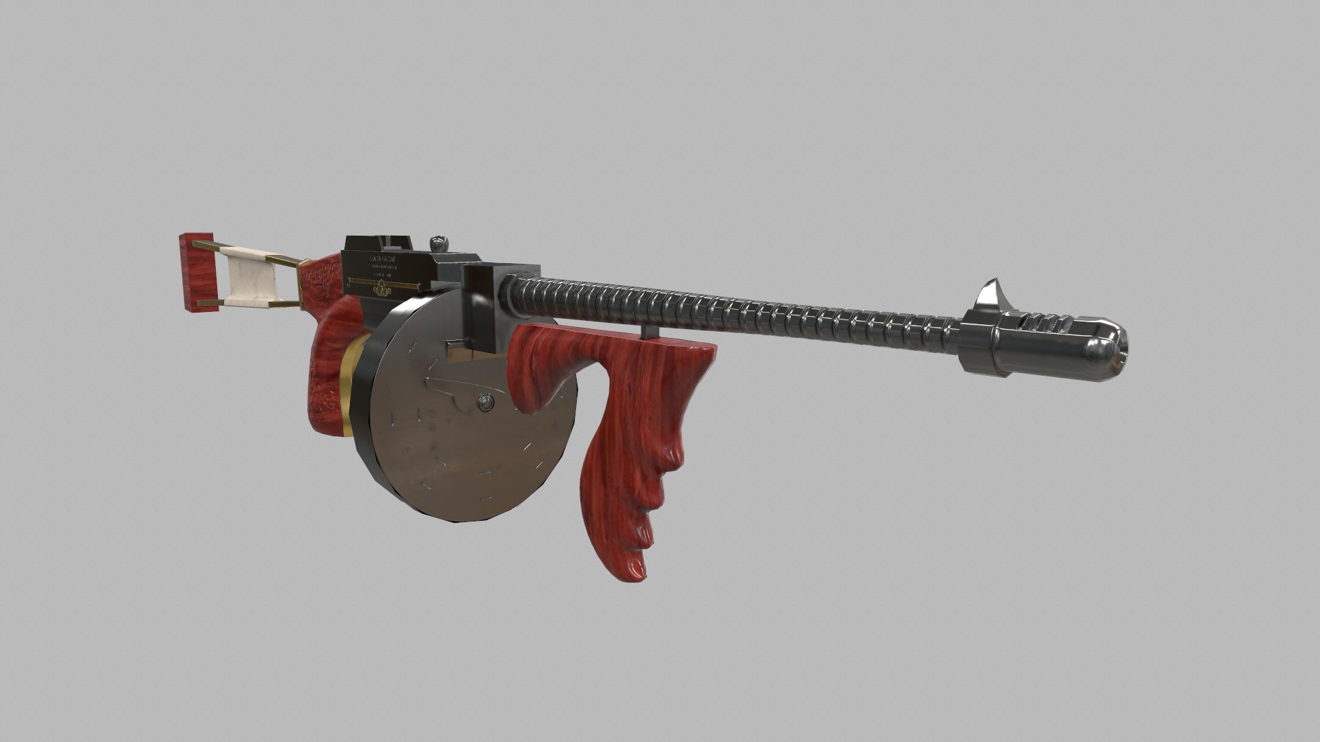 Thomson Machine Gun Obj