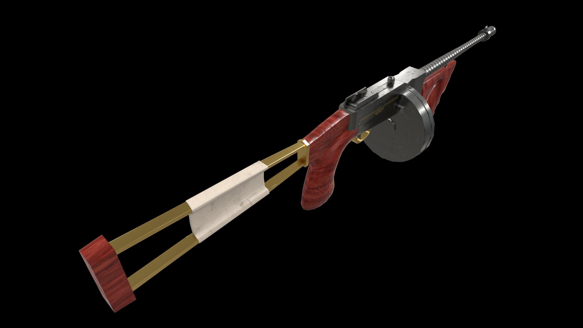 Thomson Machine Gun Obj