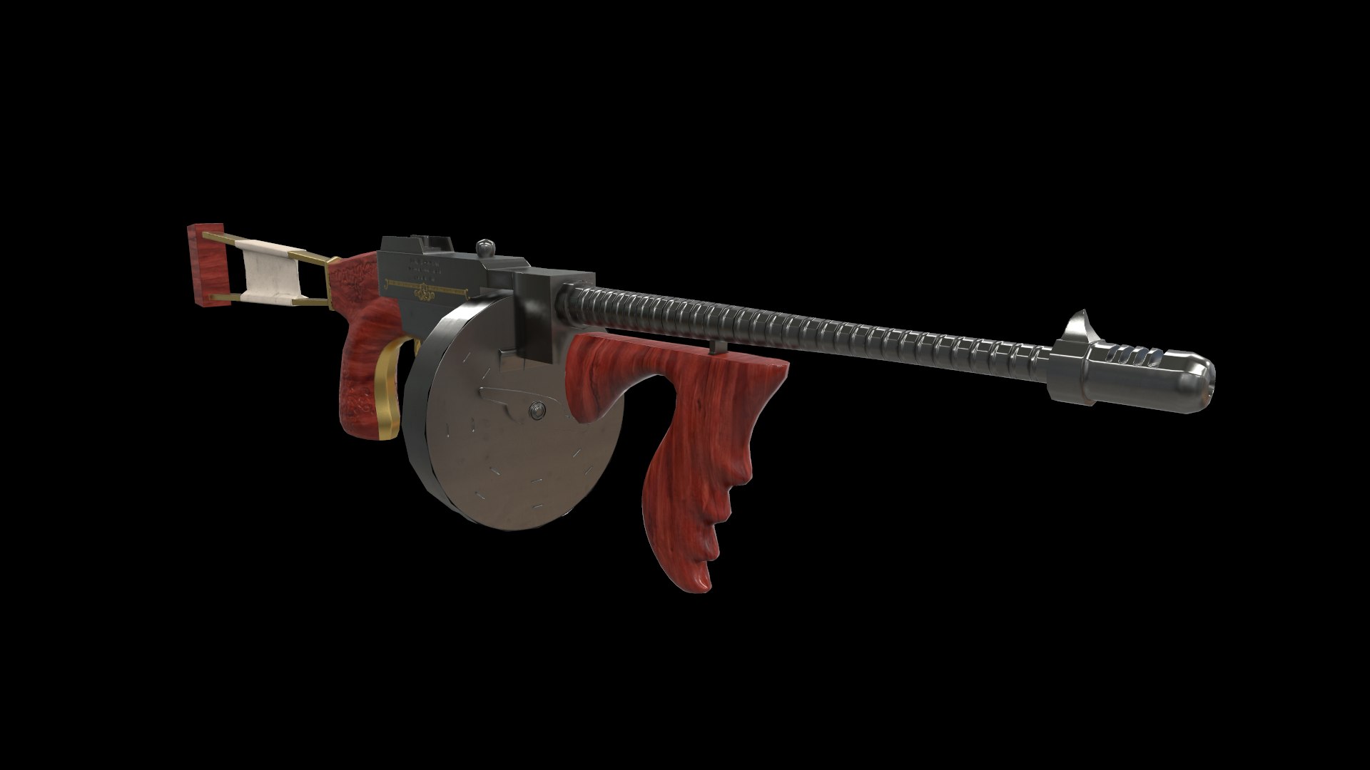 Thomson Machine Gun Obj