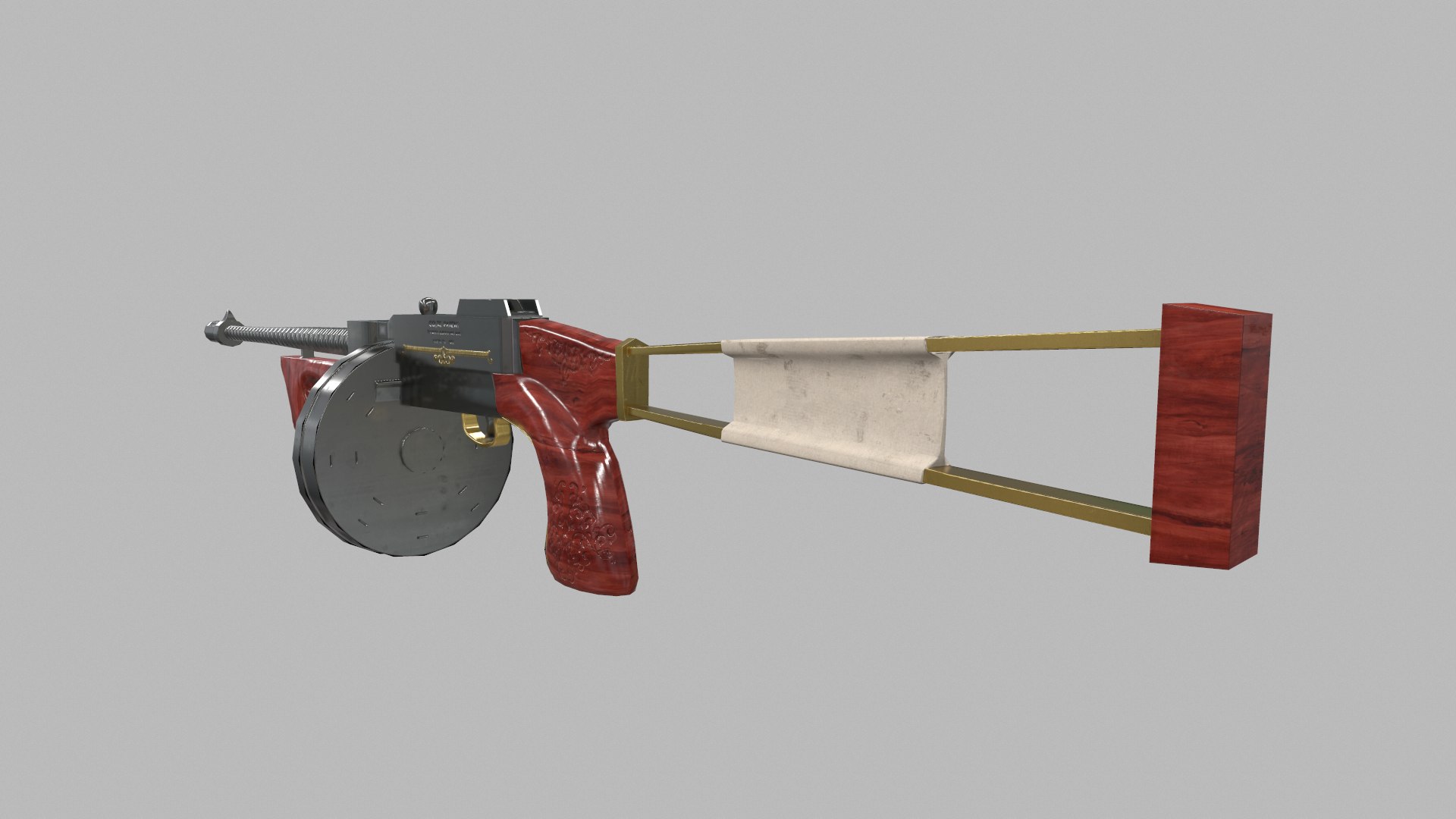 Thomson Machine Gun Obj