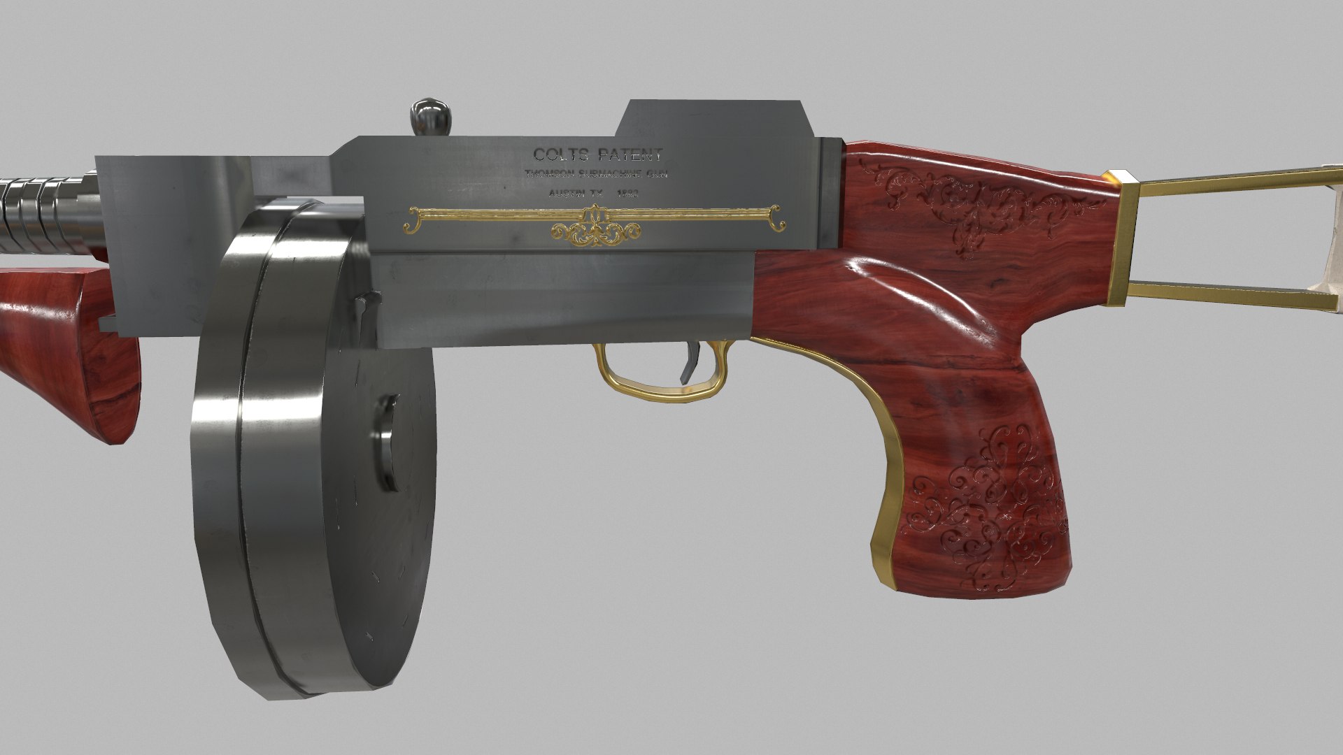 Thomson Machine Gun Obj