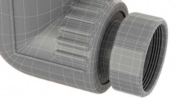 3D nut fitting - TurboSquid 1558561