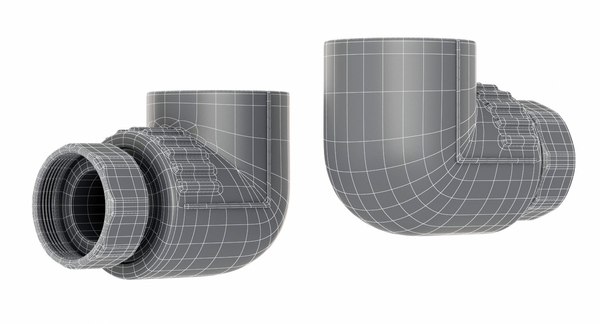 3D nut fitting - TurboSquid 1558561