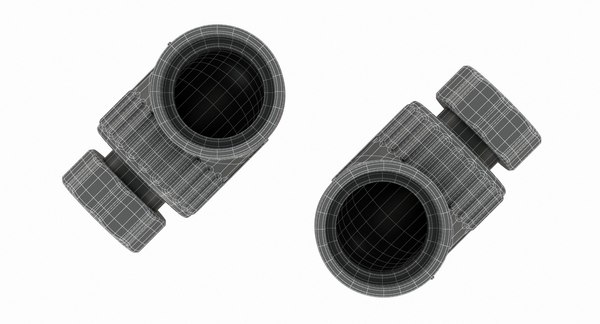 3D nut fitting - TurboSquid 1558561