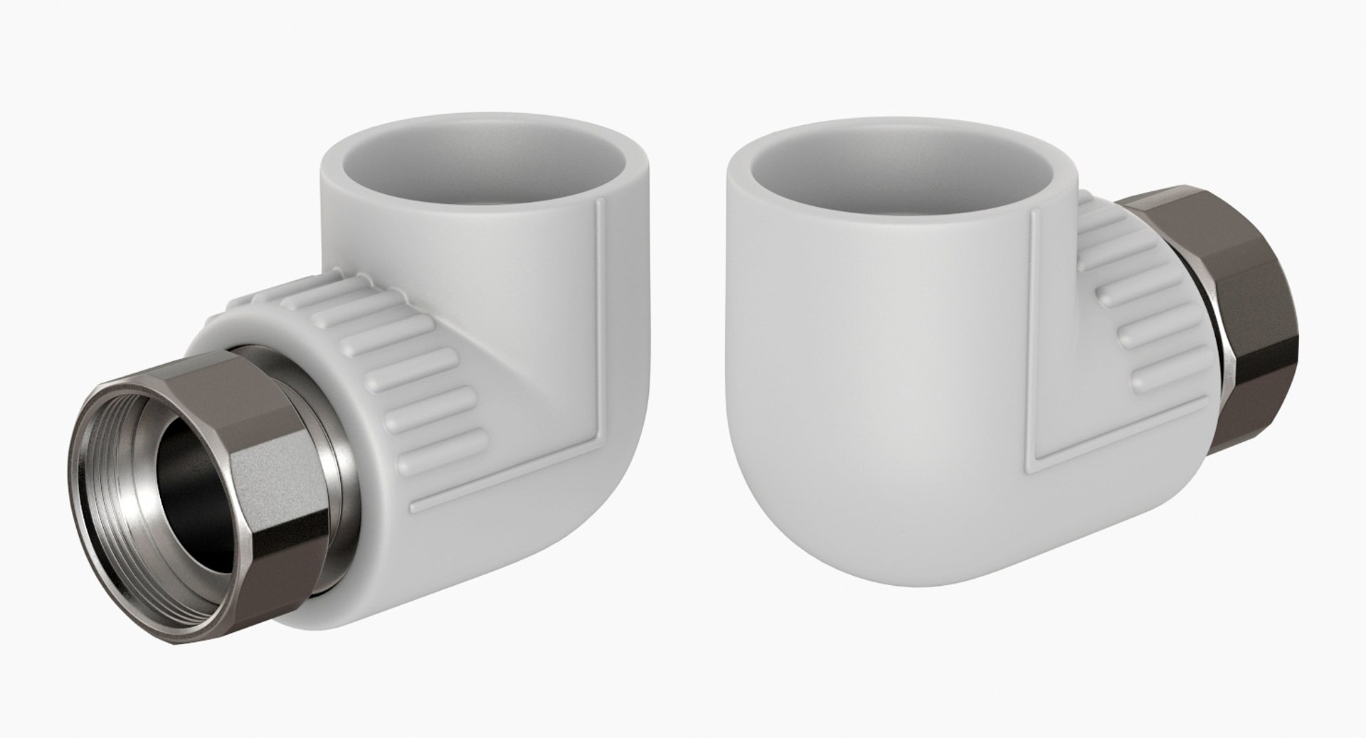 3D nut fitting - TurboSquid 1558561