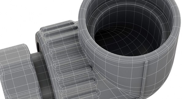 3D nut fitting - TurboSquid 1558561