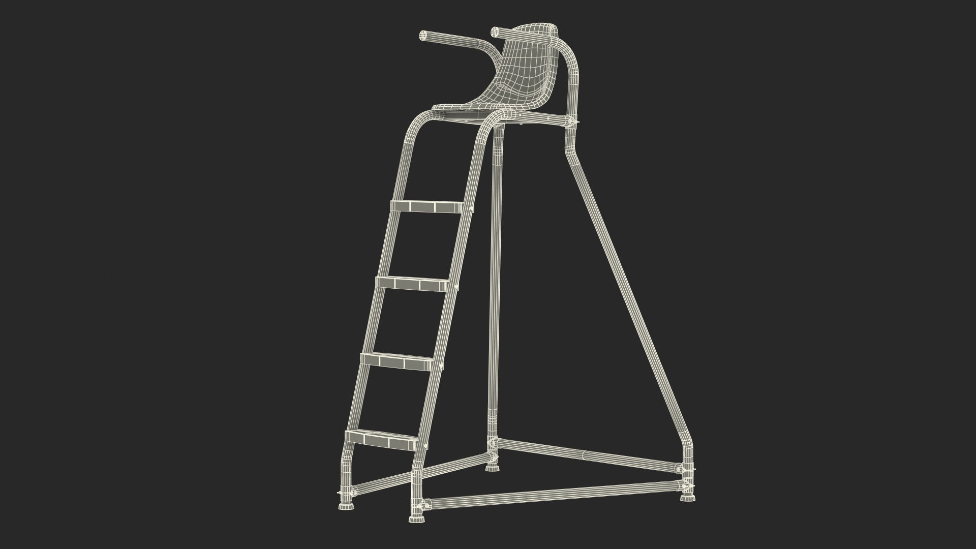 3D model Lifeguard Chairs Collection - TurboSquid 1975507