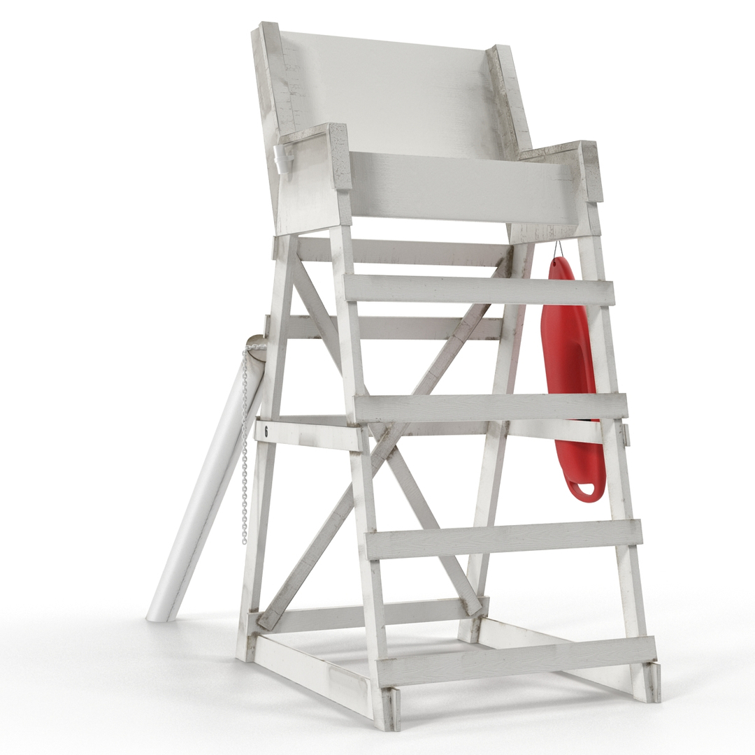 3D Model Lifeguard Chairs Collection - TurboSquid 1975507