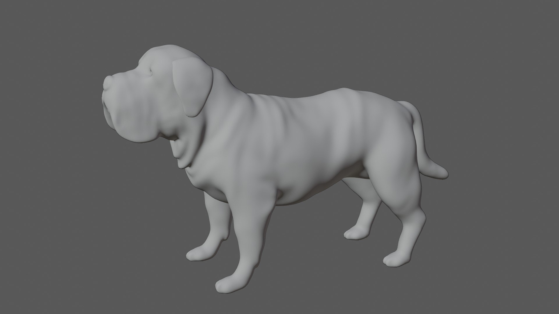 Fully Rigged Low Poly Mastiff Dog Model - TurboSquid 1751794