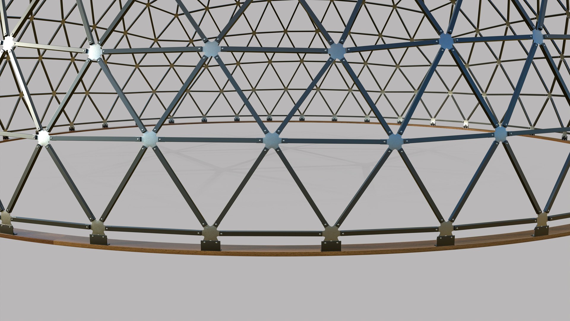 3D Geodesic Dome Structure - TurboSquid 2258835