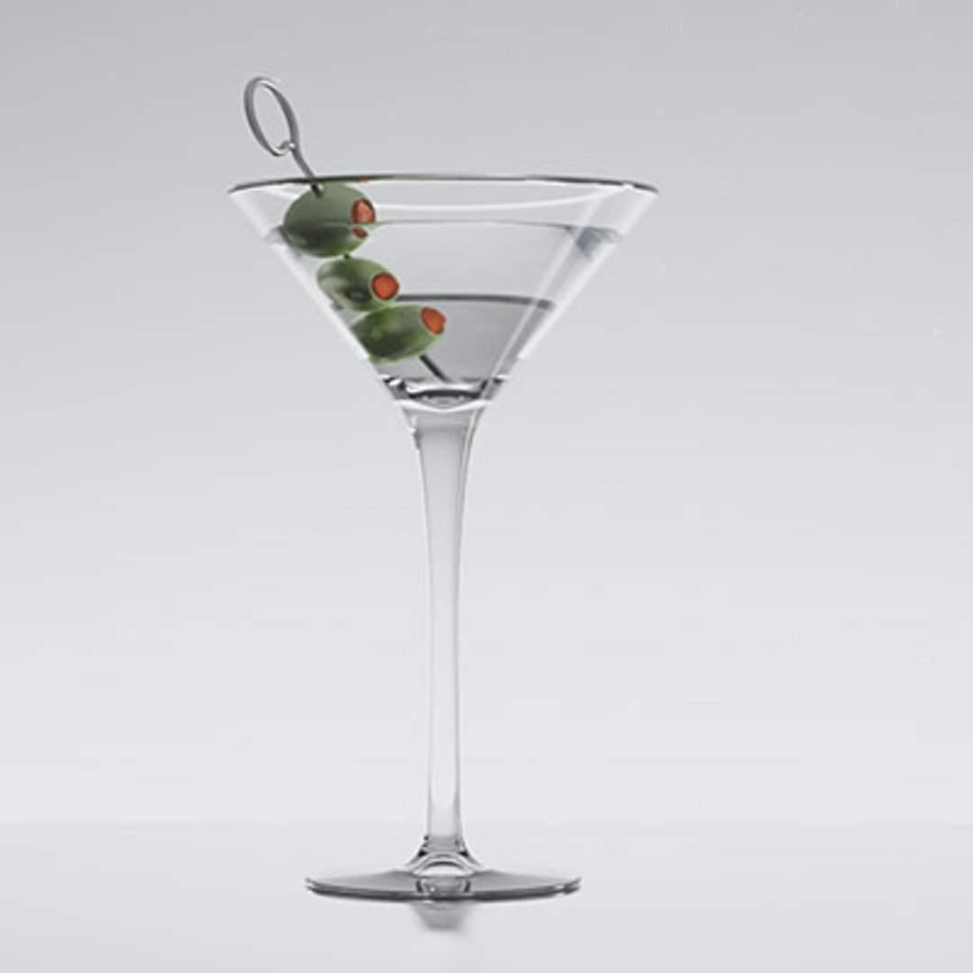 Martini Glass 3d Model