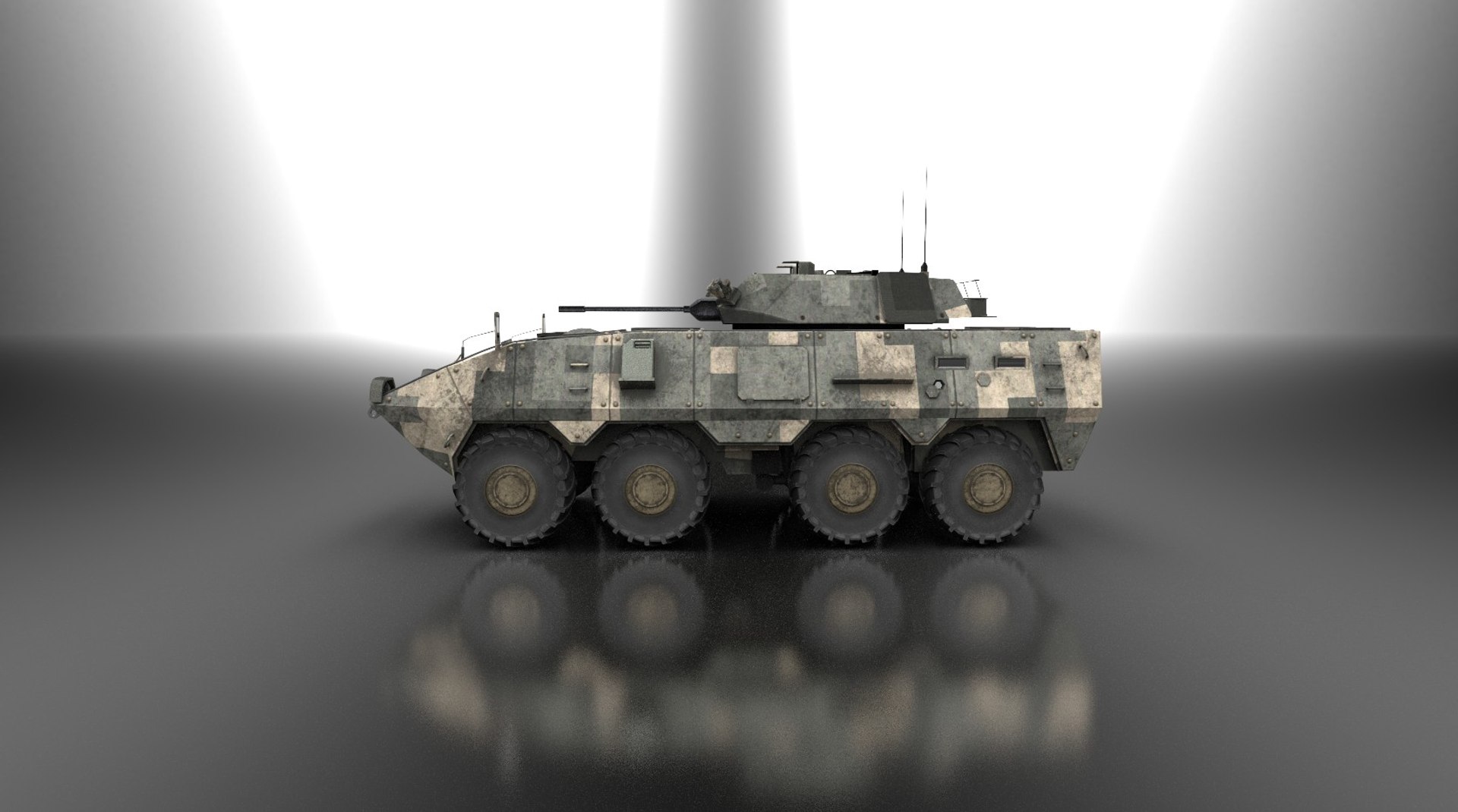 3D Armored Personnel Carrier Cm-33 - TurboSquid 1594410