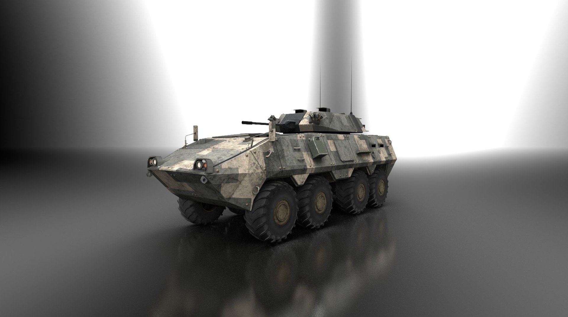 3D Armored Personnel Carrier Cm-33 - TurboSquid 1594410