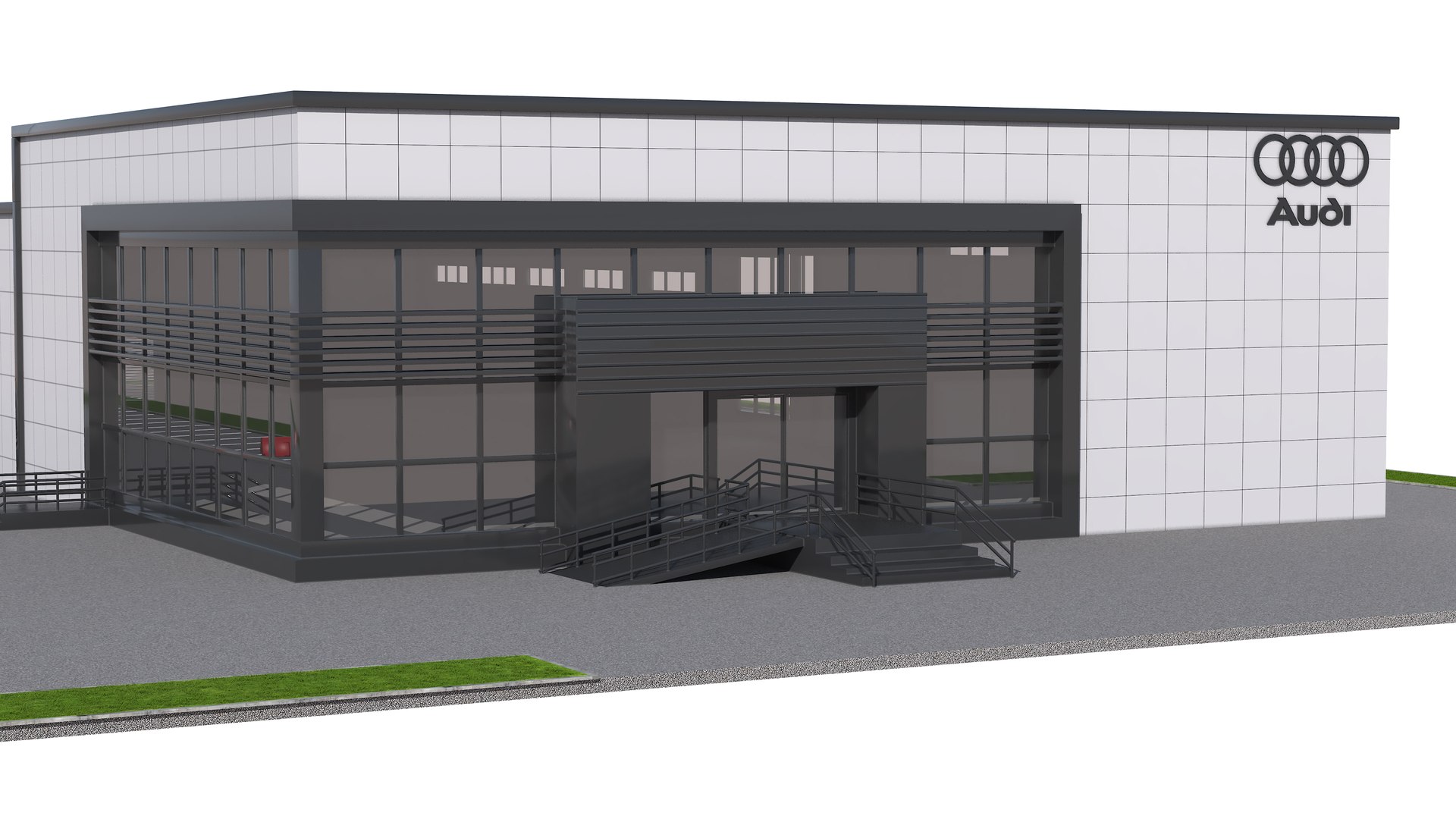 Audi Car Dealership Model - TurboSquid 2348629