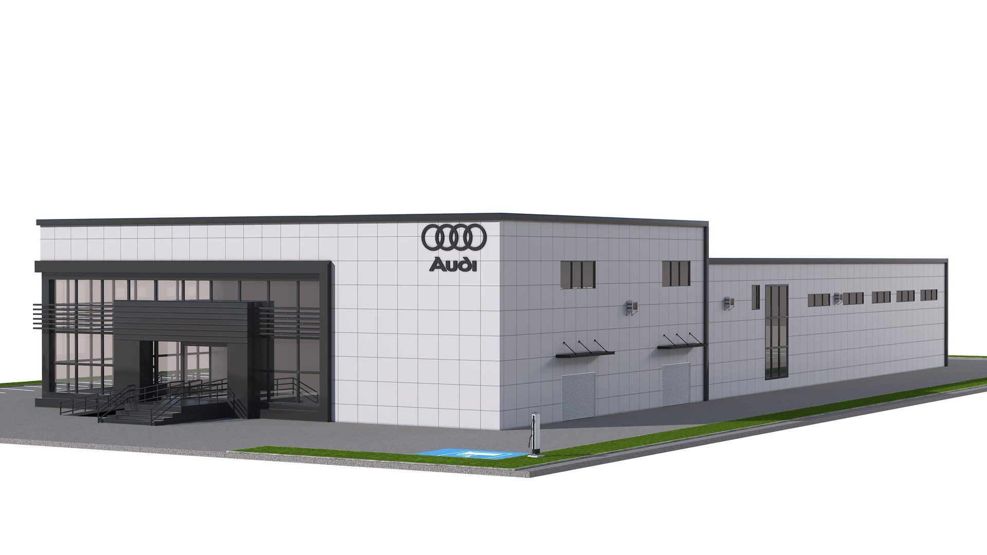 Audi Car Dealership Model - TurboSquid 2348629