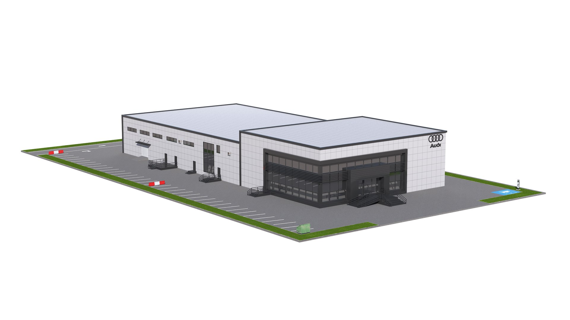 Audi Car Dealership Model - TurboSquid 2348629