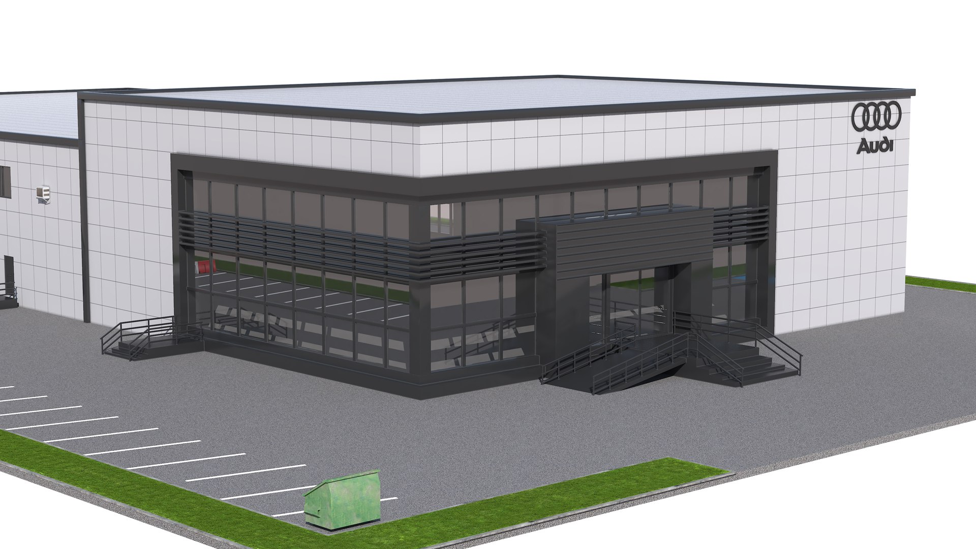 Audi Car Dealership Model - TurboSquid 2348629