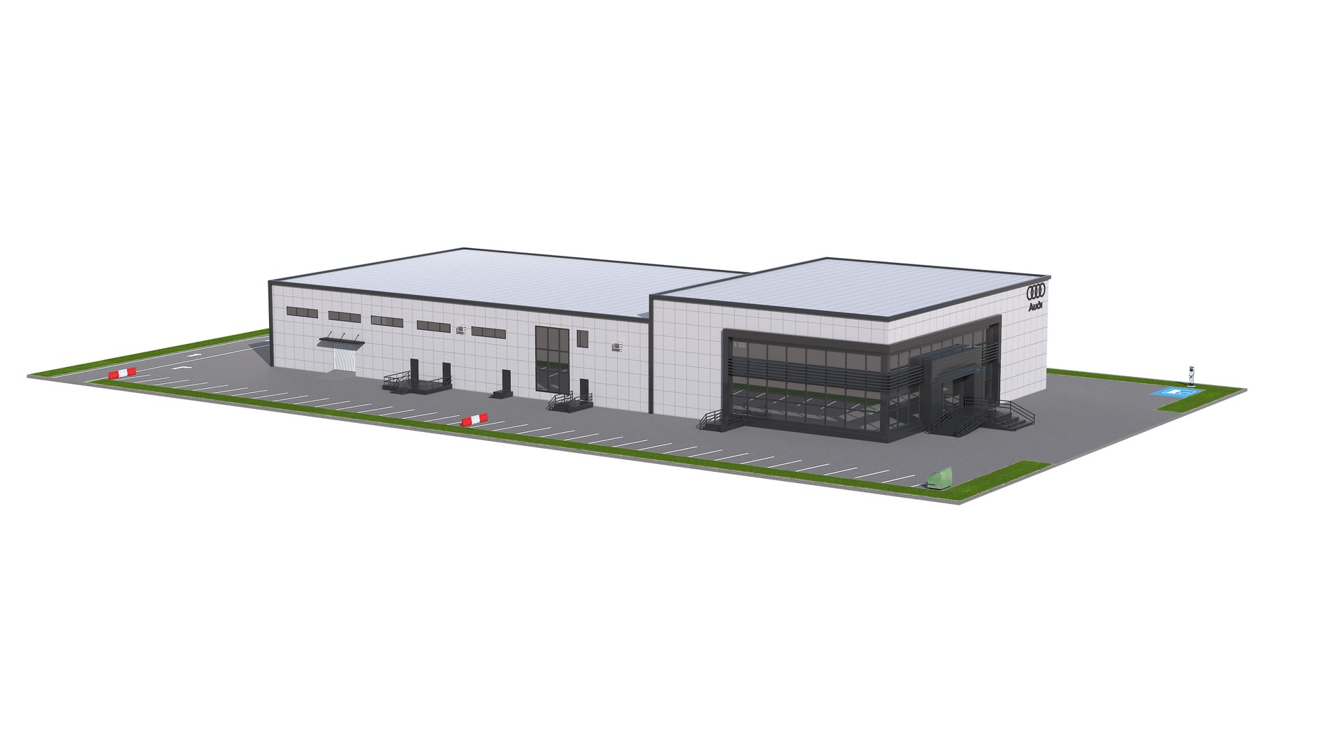 Audi Car Dealership Model - TurboSquid 2348629