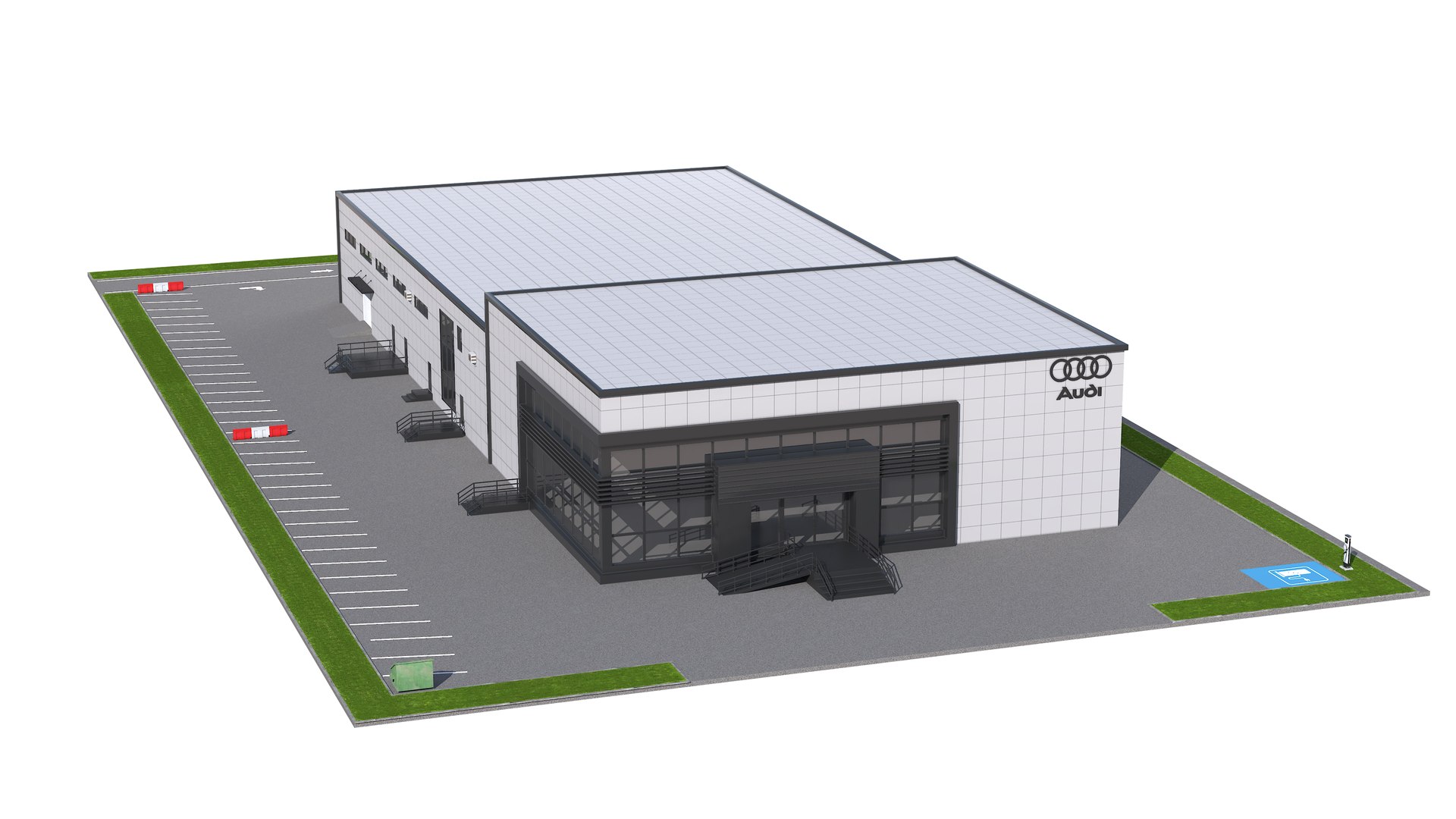 Audi Car Dealership Model - TurboSquid 2348629