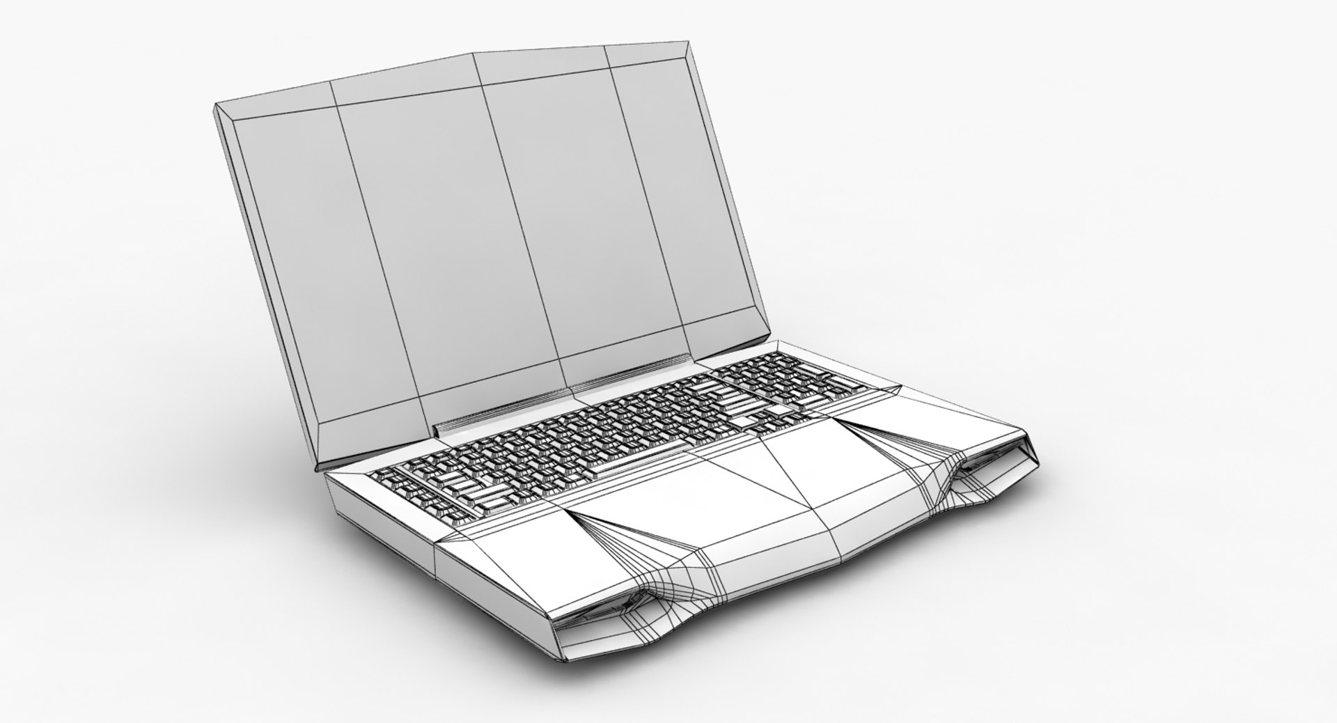 Laptop Alienware M18x 3D Model - TurboSquid 1234179