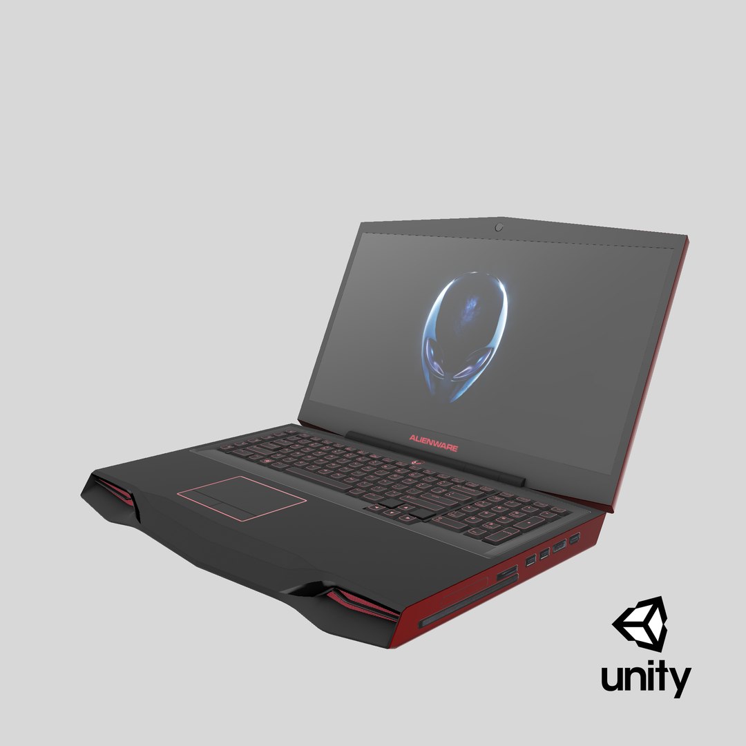 Laptop alienware m18x 3D model - TurboSquid 1234179