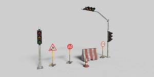 Free 3D Stop Light Models - Available For Download On TurboSquid