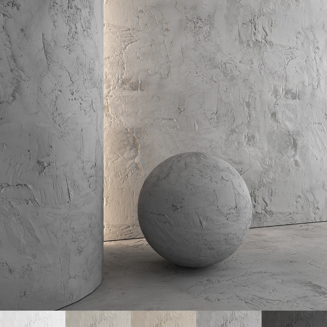 Decorative Concrete 38 3D Model - TurboSquid 2321272
