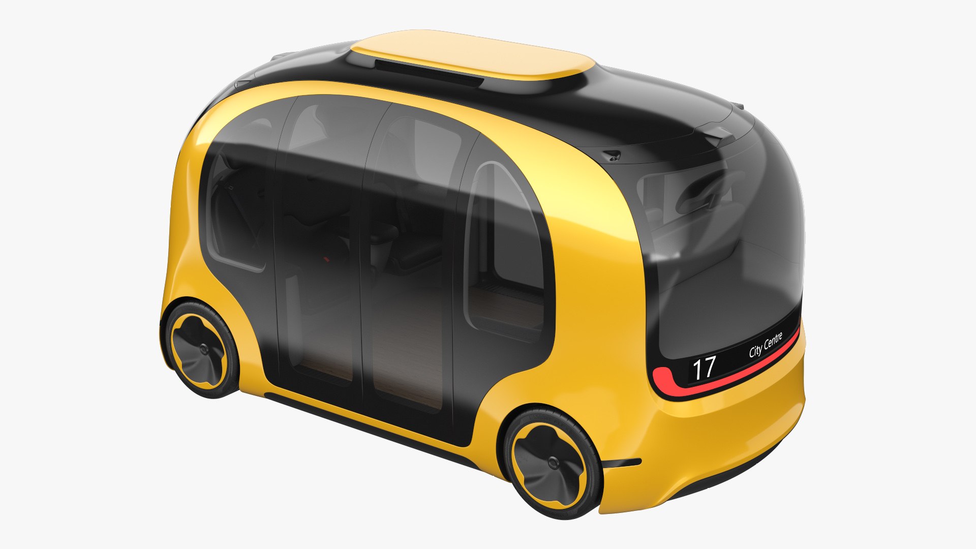 3D Self-Driving Shuttle Concept 3 - TurboSquid 2070814