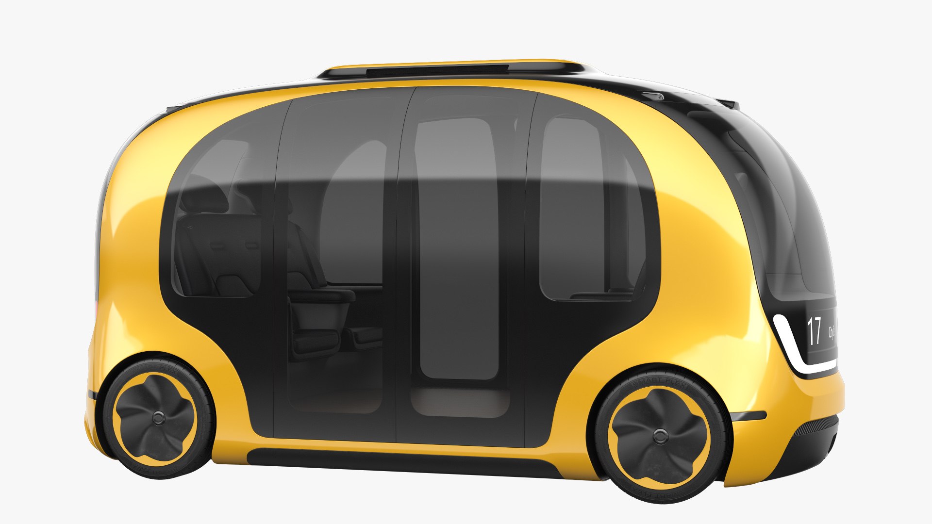 3D Self-Driving Shuttle Concept 3 - TurboSquid 2070814