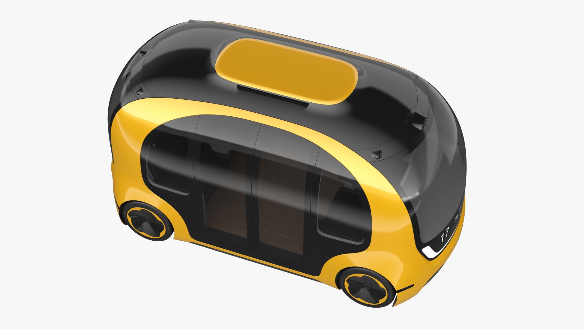 3D Self-Driving Shuttle Concept 3 - TurboSquid 2070814