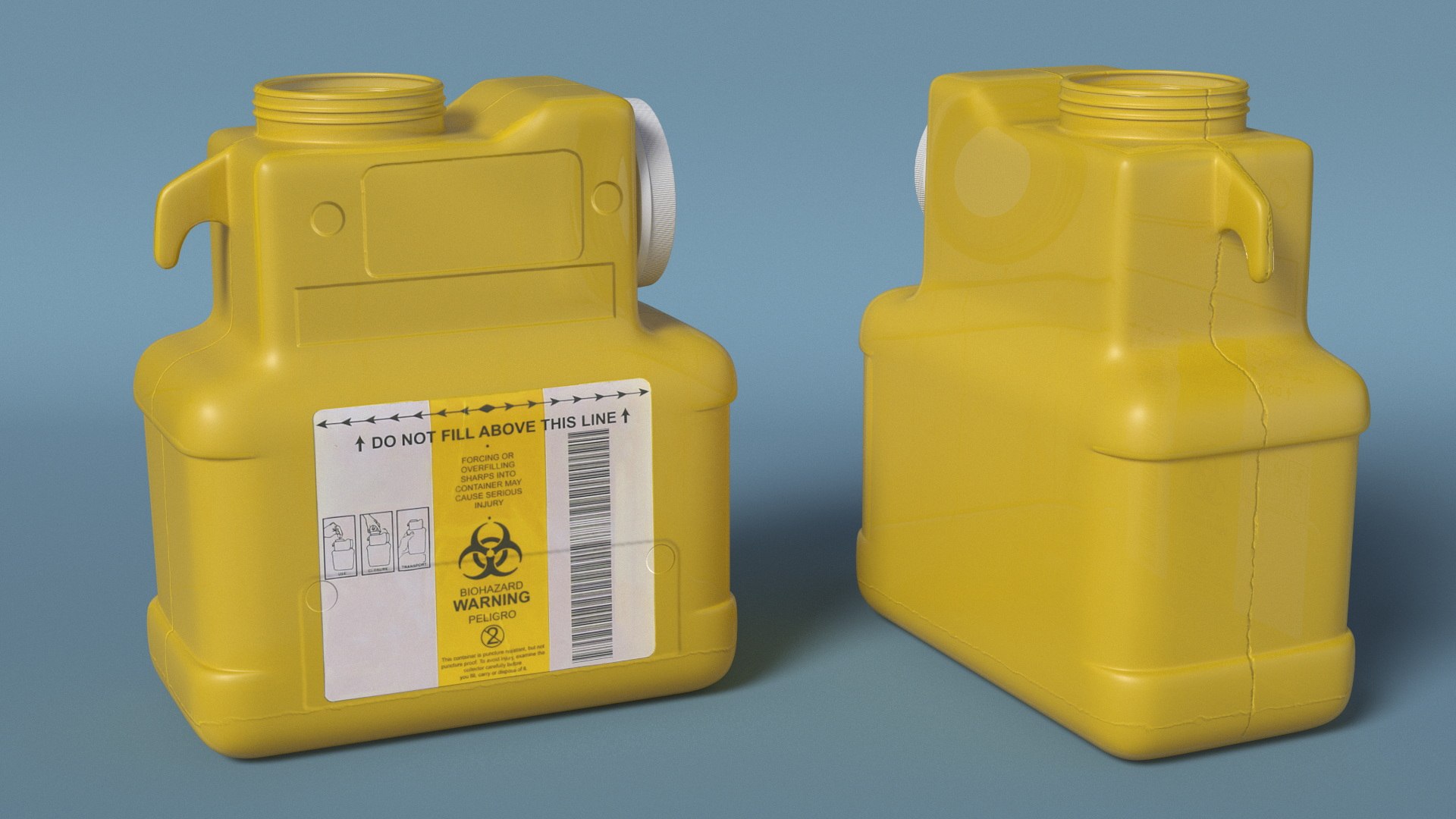 3D Medical Sharps Container - TurboSquid 2406494